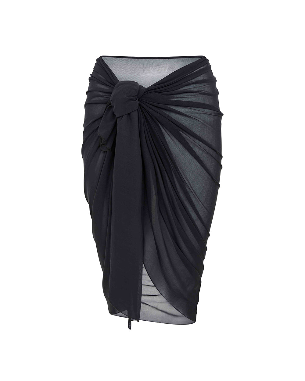 Black Mesh Sarong – Lets Swim